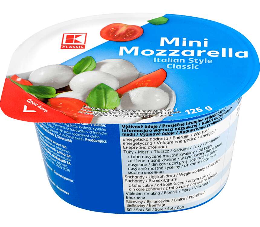 Akcie na Mozzarella mini jenom za 16,9 Kč, Mléčné výrobky, tuky, vejce ...